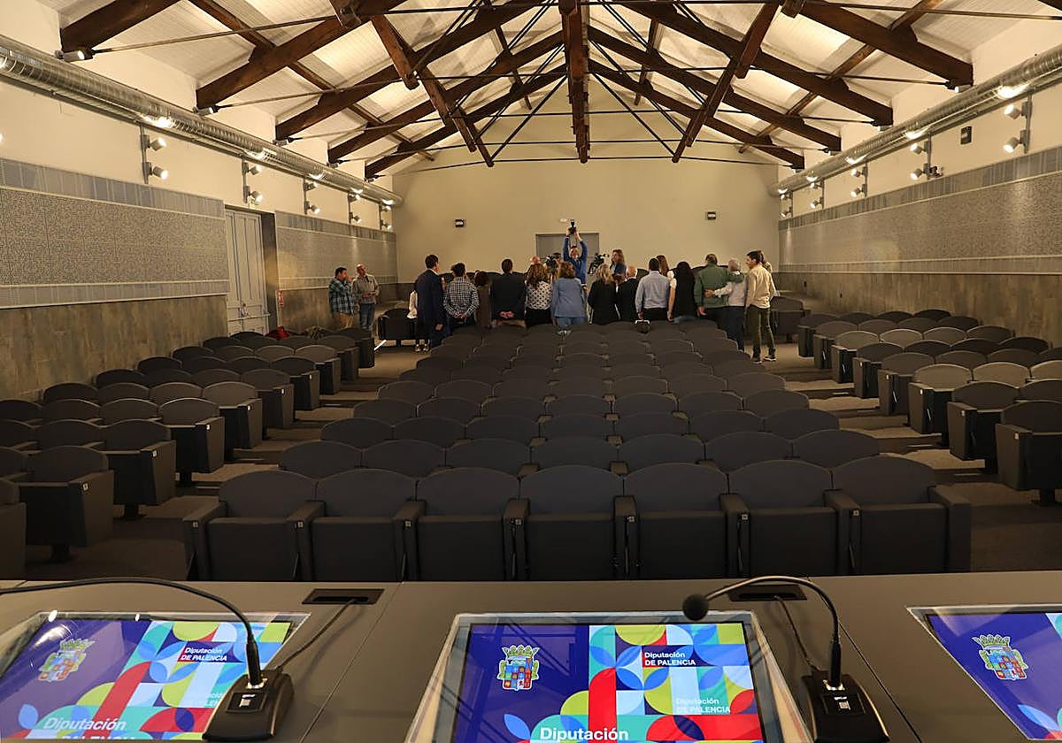 Así es el salón de actos del Centro Cultural tras la reforma | El Norte de Castilla